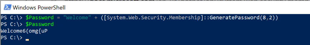 PowerShell Random Password Generator - Undocumented Features