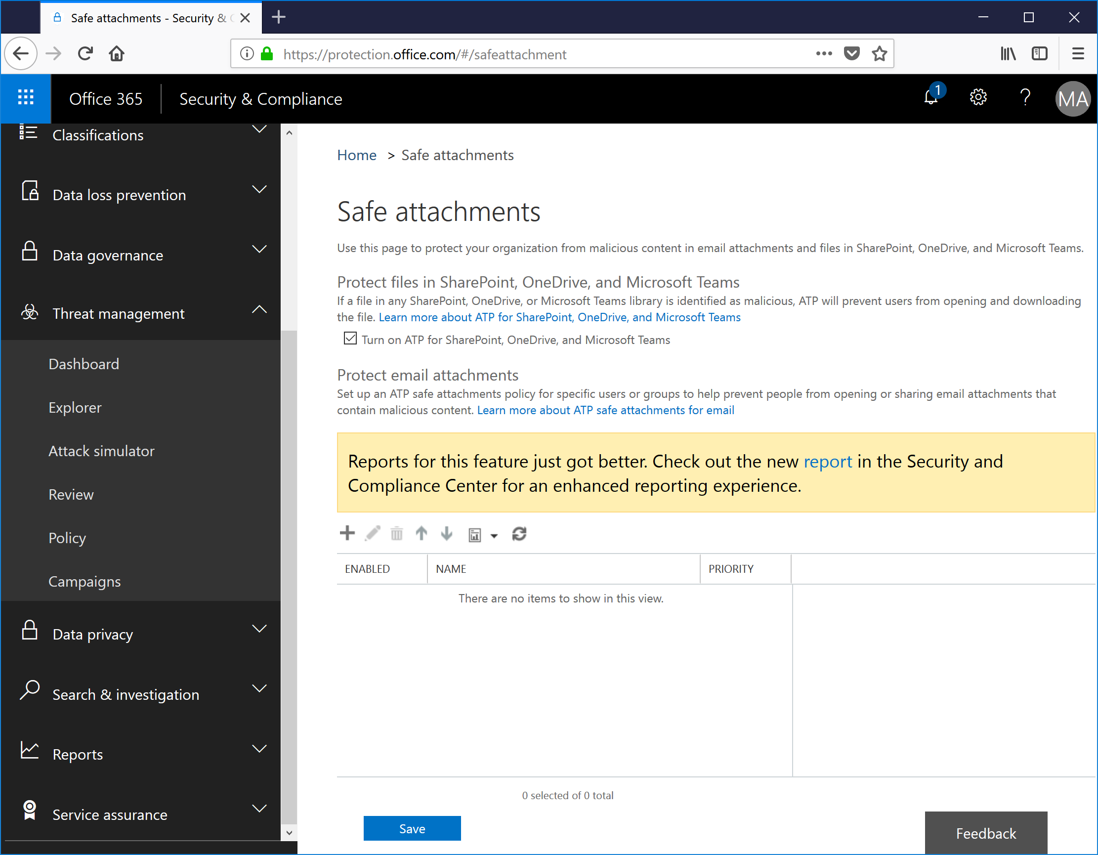 ATP: Safe Attachments, Safe Links, and Anti-Phishing Policies or “All ...