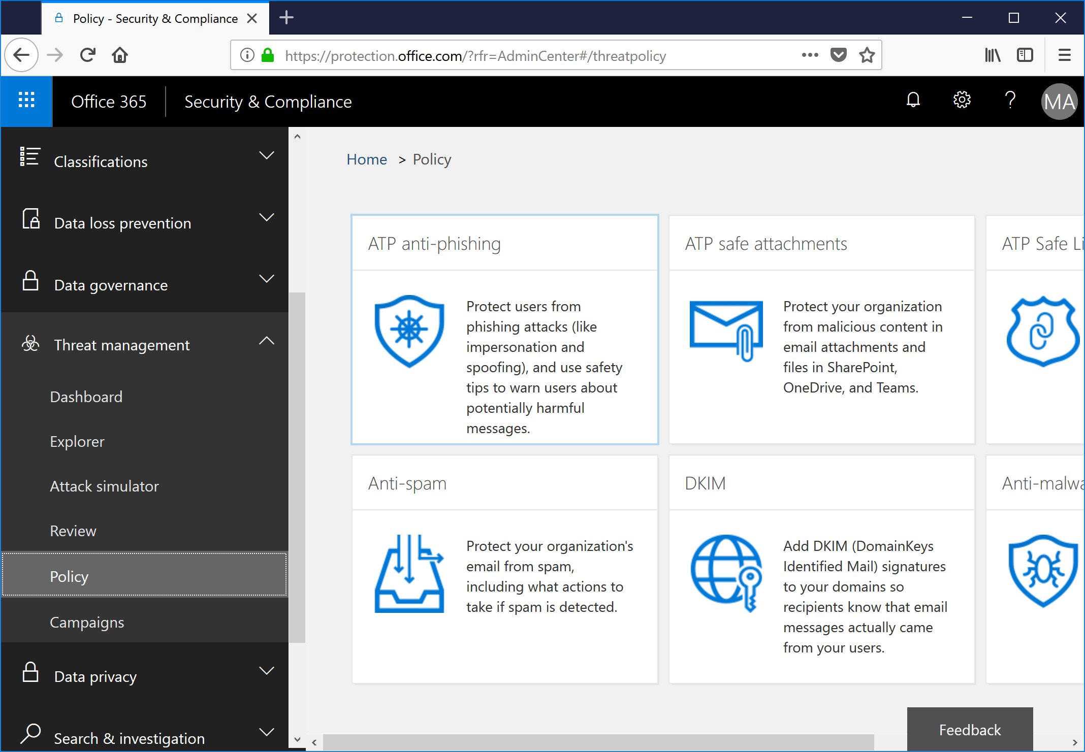 ATP: Safe Attachments, Safe Links, and Anti-Phishing Policies or “All ...