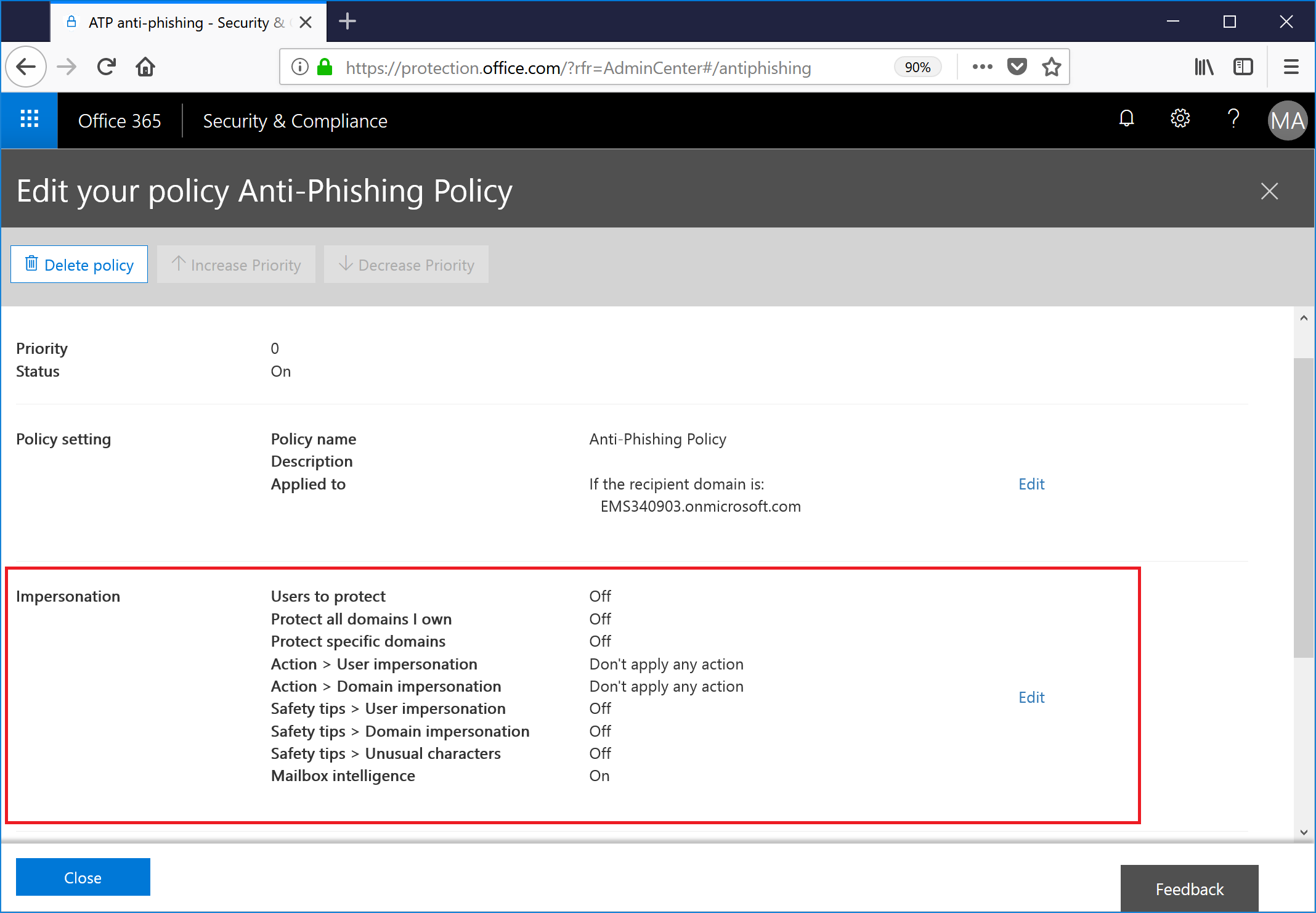 ATP: Safe Attachments, Safe Links, and Anti-Phishing Policies or “All ...