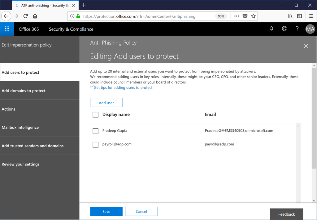ATP: Safe Attachments, Safe Links, and Anti-Phishing Policies or “All ...