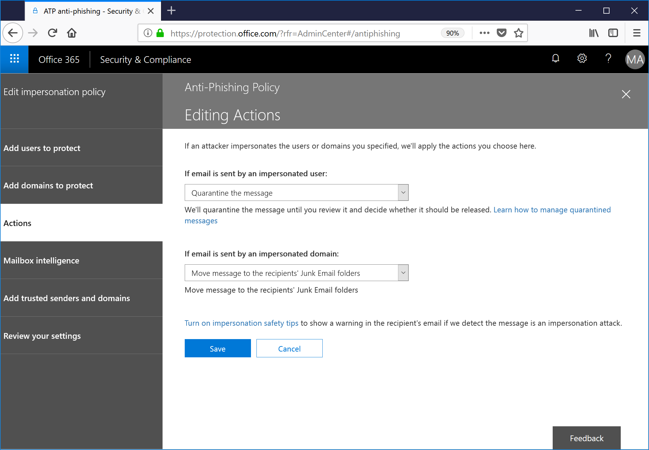 ATP: Safe Attachments, Safe Links, and Anti-Phishing Policies or “All ...