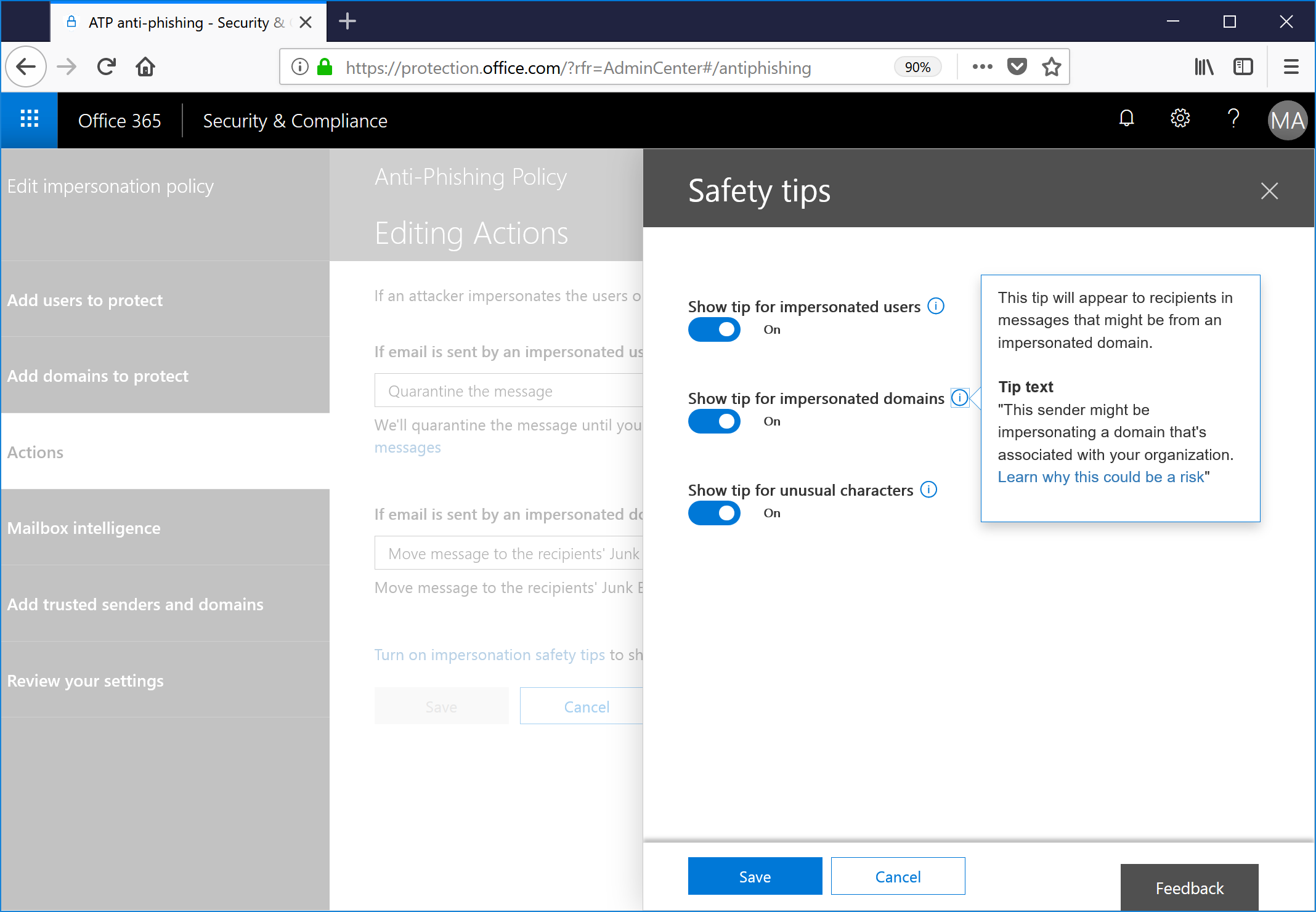 ATP: Safe Attachments, Safe Links, and Anti-Phishing Policies or “All ...