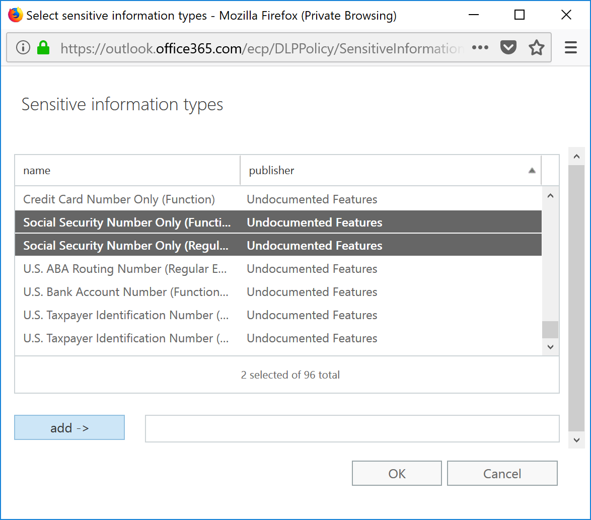 Creating Scoped DLP rules with Custom Sensitive Information Types ...