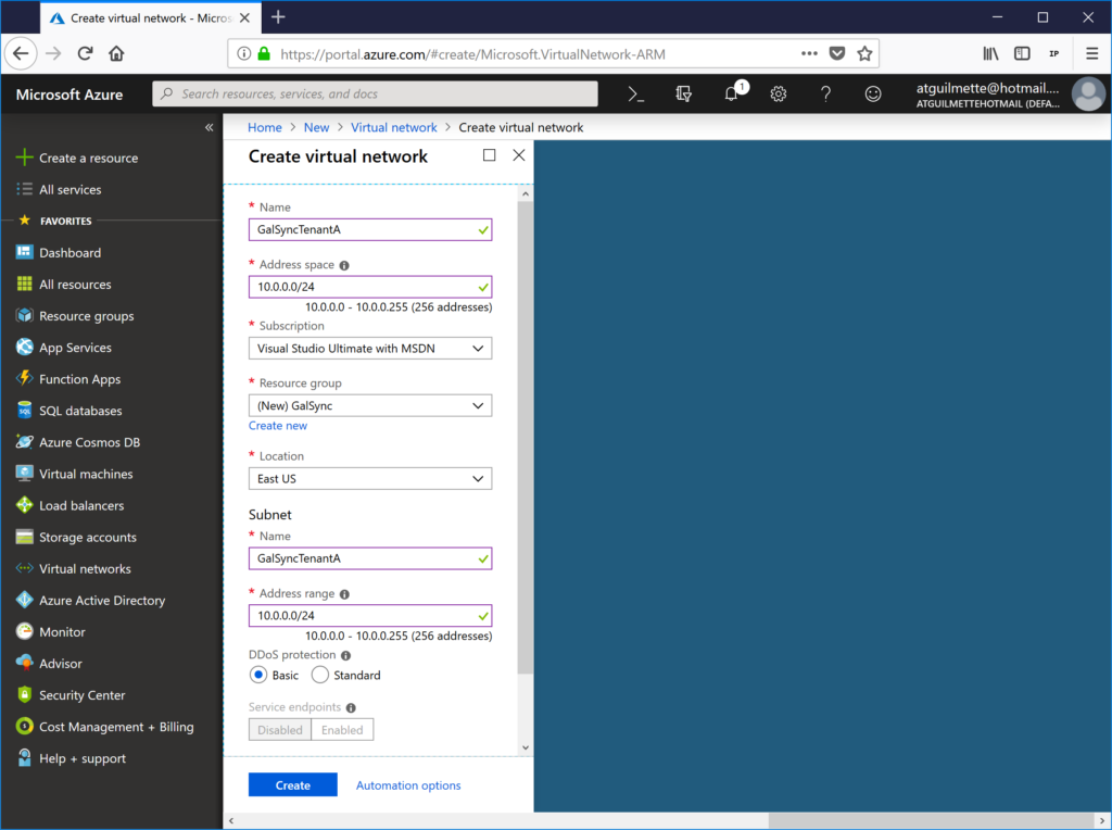AAD Connect, a dedicated resource forest, a custom connector, and a ...