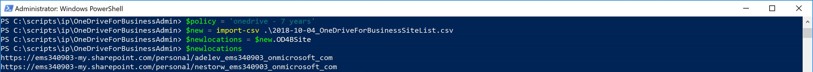 Adding OneDrive Locations to an Existing Retention Policy ...