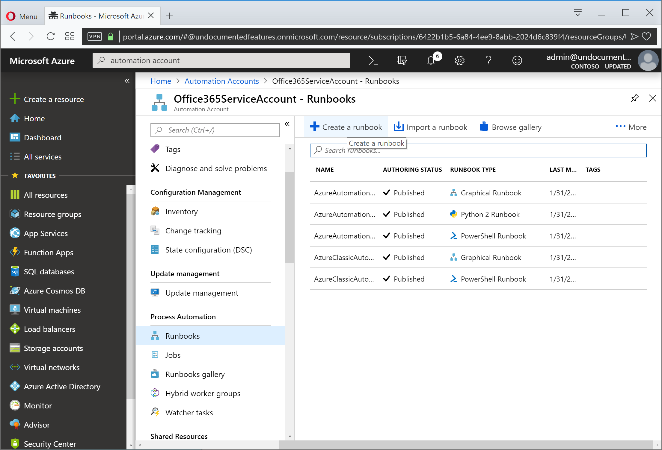 Getting Around the Basics of Azure Automation for Office 365 ...