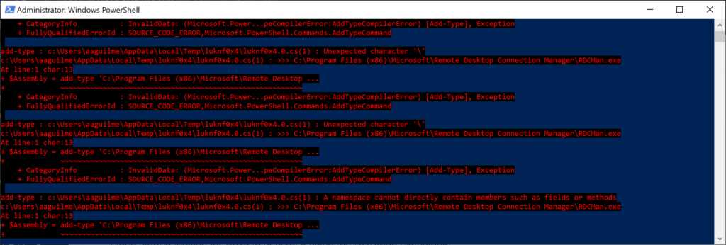 Decrypting Credentials Stored in Remote Desktop Connection Manager (RDCMan) .rdg › Undocumented ...