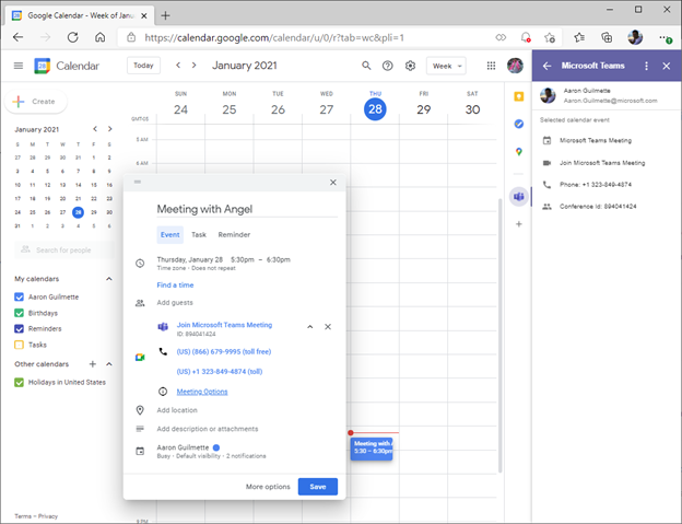 Configure Teams to Co-exist with Google Workspace – Undocumented Features