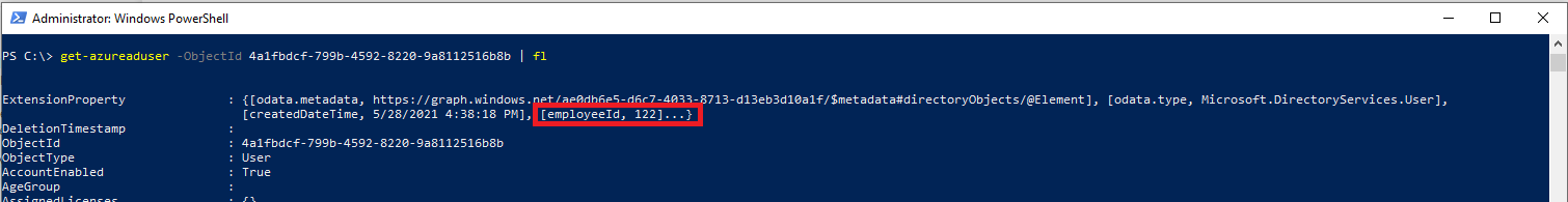Configuring “employeeId” with Set-AzureADUser – Undocumented Features