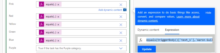Setting a Planner Label/Color from Power Automate – Undocumented Features