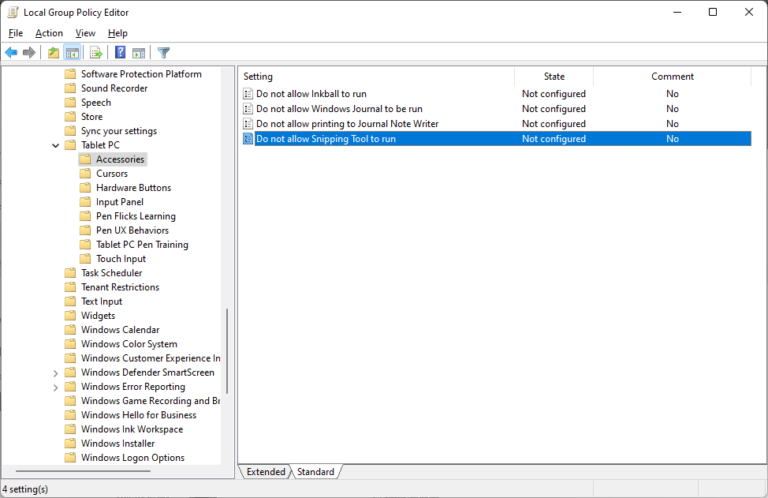 Blocking Screen capture › Undocumented Features
