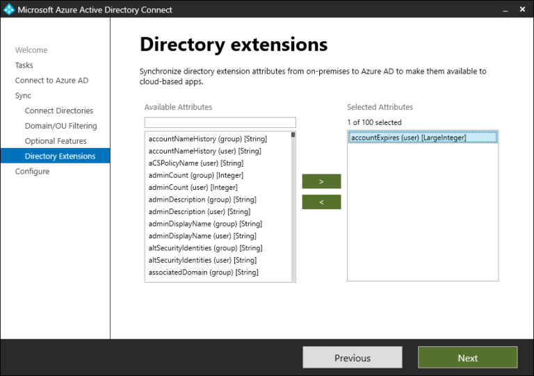 Working around accounts that expire with AAD Connect › Undocumented ...