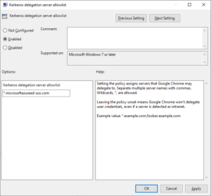 Deploying the Windows Accounts plug-in for Chrome to support Single ...